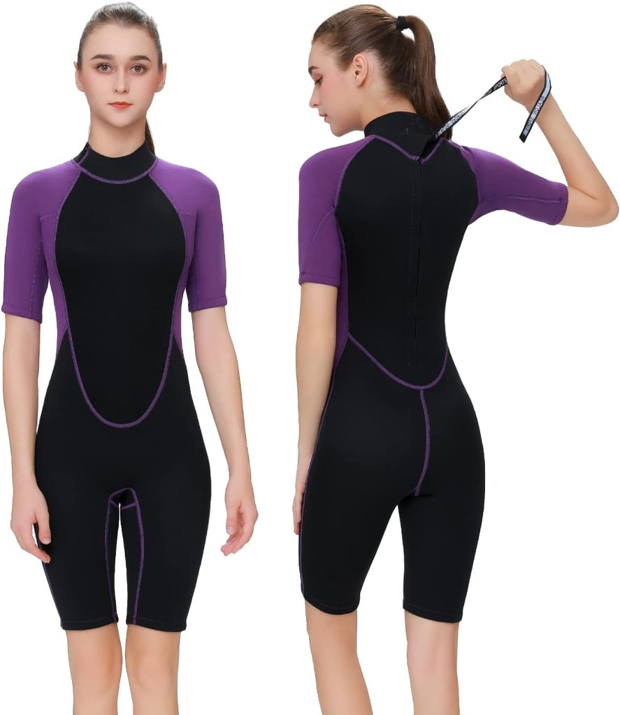 Mens Shorty Wetsuit,2mm Short Wetsuit for Men in Cold Water Shory ...